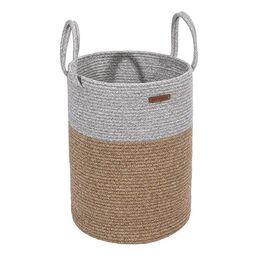 Scandinavia Concept Aufbewahrungskorb in Beige/ Wei&szlig; - (H)50 x &Oslash; 36 cm - 65% | Kisten-koerbe