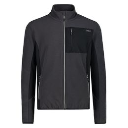 CMP Fleecejacke in Anthrazit - 53% | Gr&ouml;&szlig;e 52 | Herren-pullover-sport