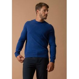 Perfect Cashmere Kaschmir-Pullover "Blake" in Blau - 62% | Gr&ouml;&szlig;e M | Herren-plussize