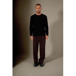 Perfect Cashmere Kaschmir-Pullover "Darri" in Schwarz - 60% | Gr&ouml;&szlig;e L | Herren-plussize