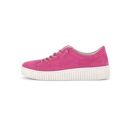 Gabor Leder-Sneakers in Pink - 68% | Gr&ouml;&szlig;e 36 | Damen-sneakers