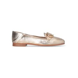 Liu Jo Leder-Ballerinas "Emel" in Gold - 52% | Gr&ouml;&szlig;e 38 | Damen-ballerinas