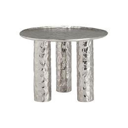Ellos Home Beistelltisch "Art" in Silber - (H)45 x &Oslash; 60 cm - 40% | Tische