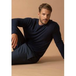 Perfect Cashmere Kaschmir-Pullover "Blake" in Dunkelblau - 63% | Gr&ouml;&szlig;e M | Herren-plussize
