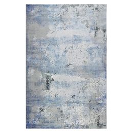 Wecon Home Kurzflor-Teppich "Radiate" in Hellblau - 59% | Gr&ouml;&szlig;e 130x190 cm |