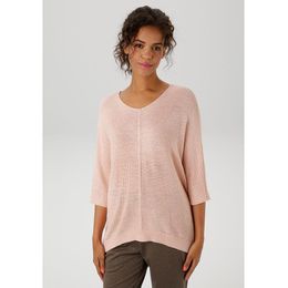 Aniston Pullover in Ros&eacute; - 53% | Gr&ouml;&szlig;e 42 | Damen-pullover-cardigans