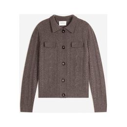 Perfect Cashmere Kaschmir-Cardigan "Friume" in Braun - 66% | Gr&ouml;&szlig;e L | Damen-pullover-cardigans
