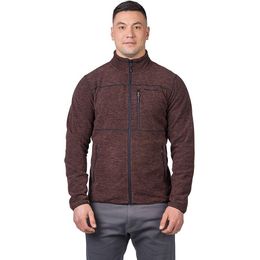 HANNAH Fleecejacke "Santon" in Braun - 64% | Gr&ouml;&szlig;e XL | Herren-pullover-sport