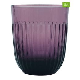 La Roch&egrave;re France 6er-Set: Gl&auml;ser "Ouessant" in Lila - 260 ml - 70% | Gedeckter-tisch