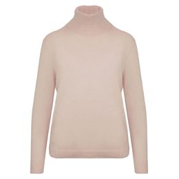 Malo Optimum Rollkragenpullover in Ros&eacute; - 82% | Gr&ouml;&szlig;e L | Damen-pullover-cardigans