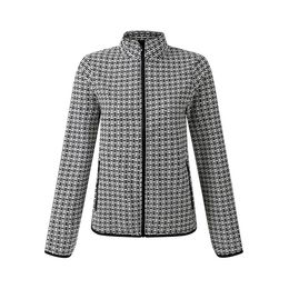 Dare 2b Sweatjacke "Descend II" in Wei&szlig;/ Schwarz - 73% | Gr&ouml;&szlig;e 40 | Damen-sweatshirts-jacken