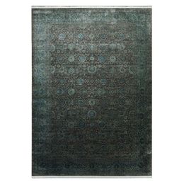 Wecon Home Kurzflor-Teppich "LunaSilk" in Gr&uuml;n/ Grau - 63% | Gr&ouml;&szlig;e 160x230 cm |
