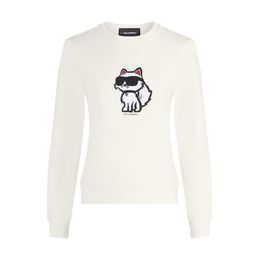 K by KARL LAGERFELD Karl Lagerfeld Sweatshirt 'Ikon' female White size L