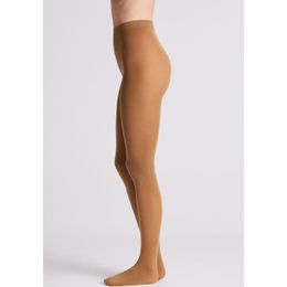 Ysabel Mora Damen YSABEL MORA Feinstrumpfhose &raquo;TIGHTS BASIC COLLECTION&laquo; 70 2er Pack, 2 Stk. tlg. starke Strumpfhose im zarten Look beige L