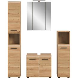 Welltime Badezimmer-Set Set, 5 Stk. tlg. MDF, Spanplatte