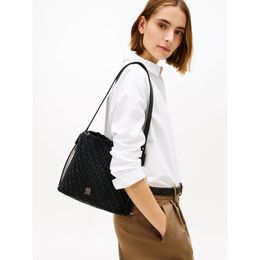 Tommy Hilfiger Damen Umh&auml;ngetasche &raquo;TH BRAIDED CROSSOVER&laquo;, Damen Tragetasche, Schultertasche in modischer Flechtoptik
