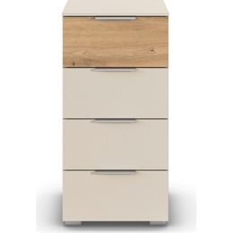 Rauch Schubkastenkommode &raquo;Highboard Sideboard Schubladenkommode Kommode ASTANA&laquo; Breite 40 cm / H&ouml;he 81 cm, mit 4 ger&auml;umigen Schubladen, Kantengriff in