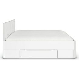 OTTO home Bett &raquo;Doppelbett Polsterbett Stauraumbett AGORDO&laquo; 180x200 cm, Kopf- und Fu&szlig;teil aus Cordstoff oder Webstoff, praktische Bettschubk&auml;sten f&uuml;r 