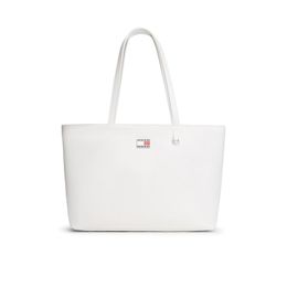 Tommy Jeans Damen Tragetasche &raquo;TJW VALENTINES TOTE&laquo;, Damen Schultertasche, Shopper mit herzf&ouml;rmigem Anh&auml;nger