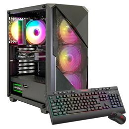 GAMEMAX Gaming-PC &raquo;Striker 7836 AMD Ryzen 5 7500F 16GB DDR5 1TB SSD RTX 5060Ti&laquo; Windows 11, DDR5 RAM Wi-Fi 5, RJ-45 Ethernet