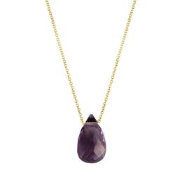 Celesta Herren Celesta Kette mit Anh&auml;nger &raquo;375 Gelbgold Amethyst&laquo;