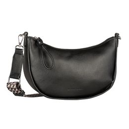 Tom Tailor Damen Tom Tailor Handtasche &raquo;Tatiana&laquo; Damen Umh&auml;ngetasche, Schultertasche mit Logopr&auml;gung schwarz