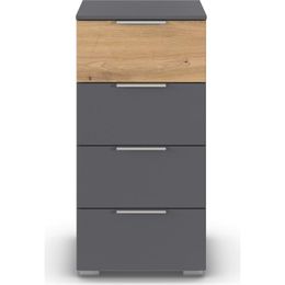 Rauch Schubkastenkommode &raquo;Highboard Sideboard Schubladenkommode Kommode ASTANA&laquo; Breite 40 cm / H&ouml;he 81 cm, mit 4 ger&auml;umigen Schubladen, Kantengriff in