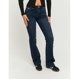 Tally Weijl Damen Bootcut-Jeans &raquo;SPADEBOOTY&laquo; Baumwollmischung, Mid Waist 38, N-Gr