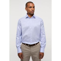 Eterna Herren Langarmhemd &raquo;MODERN FIT&laquo; NON IRON (b&uuml;gelfrei) blau 48, N-Gr