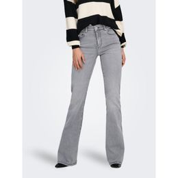 Only Damen Only Bootcut-Jeans &raquo;ONLLUSH MW RETRO FLARED DNM&laquo; Materialmix, bootcut fit, Regular Waist, Retro-Fit XS (34), L&auml;nge 32