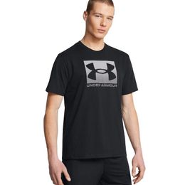 Under Armour Damen T-Shirt &raquo;UA M BOXED SPORTS UPDATED SS&laquo; sportlicher Stil, Rundhalsausschnitt, aus Baumwolle und Polyester schwarz L