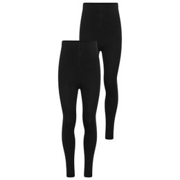 Heatkeeper Kinder Leggings eng anliegend, langes Bein, elastischer Bund schwarz 92/98, N-Gr