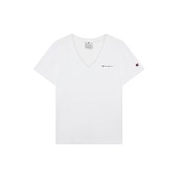 Champion Damen T-Shirt &raquo;ICONS CONTRAST V-Neck T-Shirt&laquo; 1 Stk. sportlicher Stil, f&uuml;r sportliche Aktivit&auml;ten, Kurzarmdesign S (38)