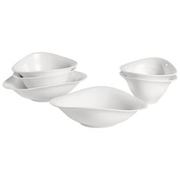 Villeroy & Boch Villeroy & Boch Tellerset Vapiano, Wei&szlig;, Keramik, 6-teilig, Essen & Trinken, Geschirr, Geschirr-Sets, Teller-Sets