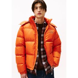 Tommy Jeans Herren Steppjacke &raquo;ALASKA DOWN PUFFER&laquo; mit Kapuze &Uuml;bergangsjacke Regular fit mit abnehmbarer Kapuze M