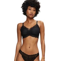 Triumph Damen B&uuml;gelloser BH &raquo;Lift Smart P EX&laquo; mit Stretch-Spitze und Push-Up-Effekt schwarz 4, N-Gr