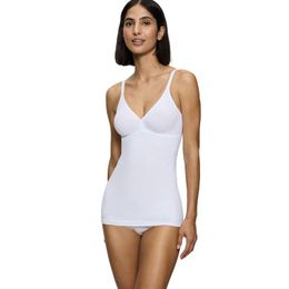 Triumph Damen BH-Hemd &raquo;Katia Basics BV X&laquo; ohne B&uuml;gel, nahtlos, tiefer V-Ausschnitt wei&szlig; 90, Cup B