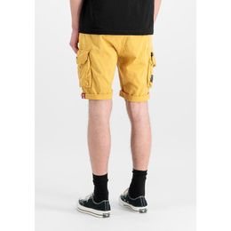 Alpha Industries Damen Shorts &raquo;Crew Short Patch&laquo; gelb 36, Normalgr&ouml;&szlig;en