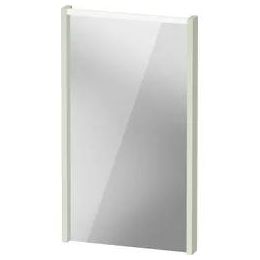 Duravit D-Code Spiegel, LED-Lichtfeld oben, 400x700mm, externer Lichtschalter notwendig, 3 W, DC70750HHHH0000, Farbe: Blassgr&uuml;n matt