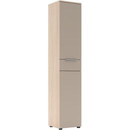 Innostyle Aktenschrank &raquo;B&uuml;roschrank Santorin, 40/198/38 cm ( B/H/T)&laquo; 1 Stk. tlg. 1 T&uuml;r links/rechts verwendbar, Softclose, Klarglas, ABS Schutzkante ABS-