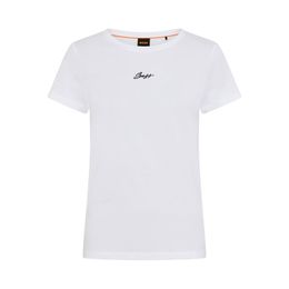 BOSS Orange Damen BOSS Orange T-Shirt &raquo;Elove Embro Premium Damenmode&laquo; mit Rundhals, Slim Fit XS (34)