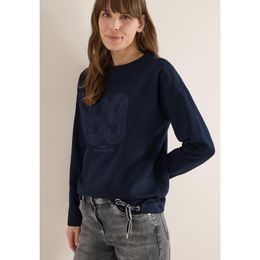 Cecil Damen Sweater, mit Stickerei, Embroidery Artwork S (38)