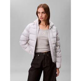 Calvin Klein Jeans Damen Steppjacke mit Kapuze Regular fit mit Rundhalsausschnitt XXL (46)