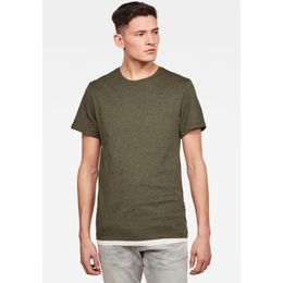 G-Star Raw G-Star Herren G-STAR T-Shirt &raquo;Base-S T-Shirt&laquo; mit kleinem Logo-Detail gr&uuml;n XXL (60/62)