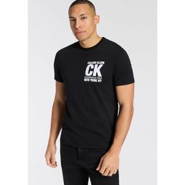 Calvin Klein Damen T-Shirt Regular fit, mit Rundhalsausschnitt XL