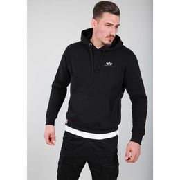 Alpha Industries Herren Kapuzensweatshirt &raquo;Hoody Small Logo&laquo;, Baumwollmischung, regular fit schwarz XXL