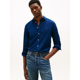 Tommy Hilfiger Herren Langarmhemd &raquo;FLEX DOBBY&laquo; slim fit, Button-down-Kragen, unifarben S, N-Gr