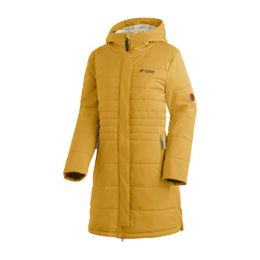 Maier Sports Damen Winterjacke &raquo;LAERKE 2.0&laquo; mit Kapuze Damen Mantel, atmungsaktiver Wintermantel mit Kapuze, wasserdicht gelb 46