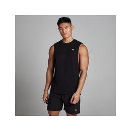 MP Herren Rest Day Tanktop mit tiefem Armausschnitt &ndash; Schwarz - XS