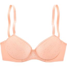 Lascana Damen Schalen-BH pfirsich Gr&ouml;&szlig;e 90F